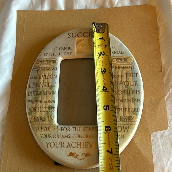 Russ | Other | Hand Painted Ceramic 6x8 Oval Graduation Frame By Russ ...